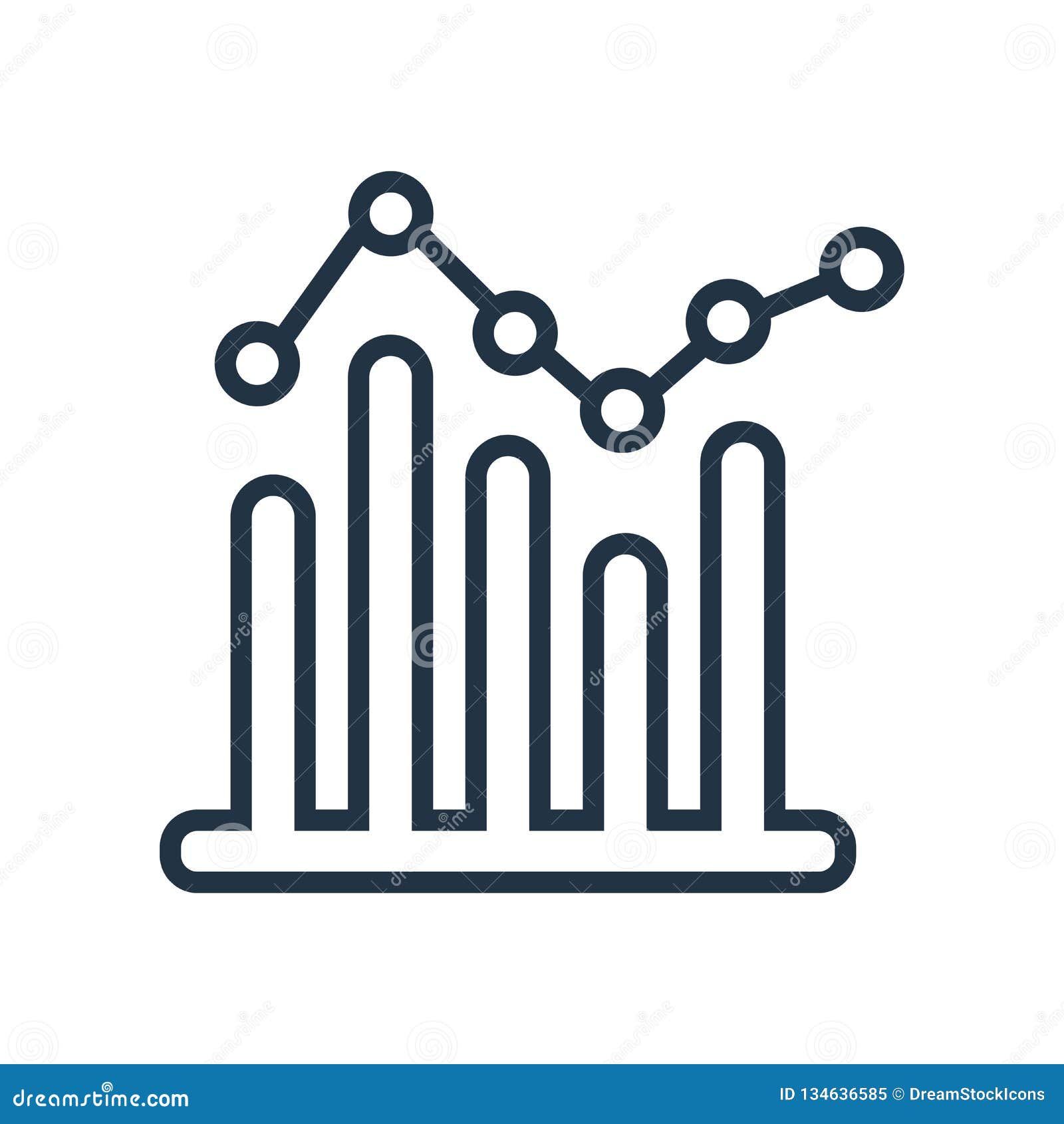 Growth Icon Vector Isolated on White Background, Growth Sign Stock ...