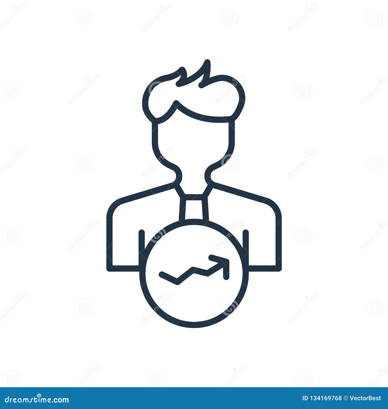 Growth Icon Vector Isolated on White Background, Growth Sign Stock ...