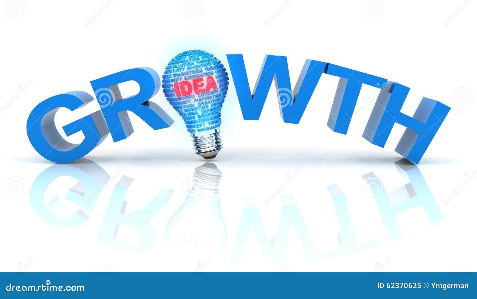 Growth idea concept stock illustration. Illustration of growth - 62370625