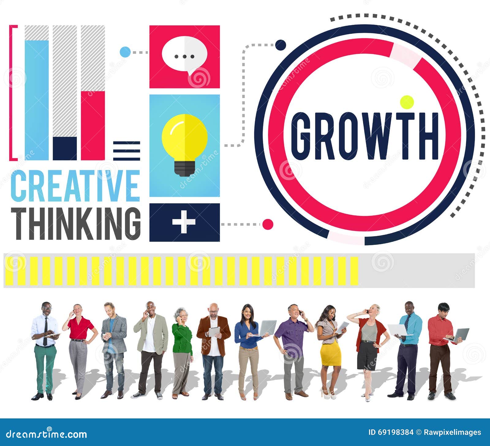 Growth Improvement Grow Increase Process Concept Stock Image ...