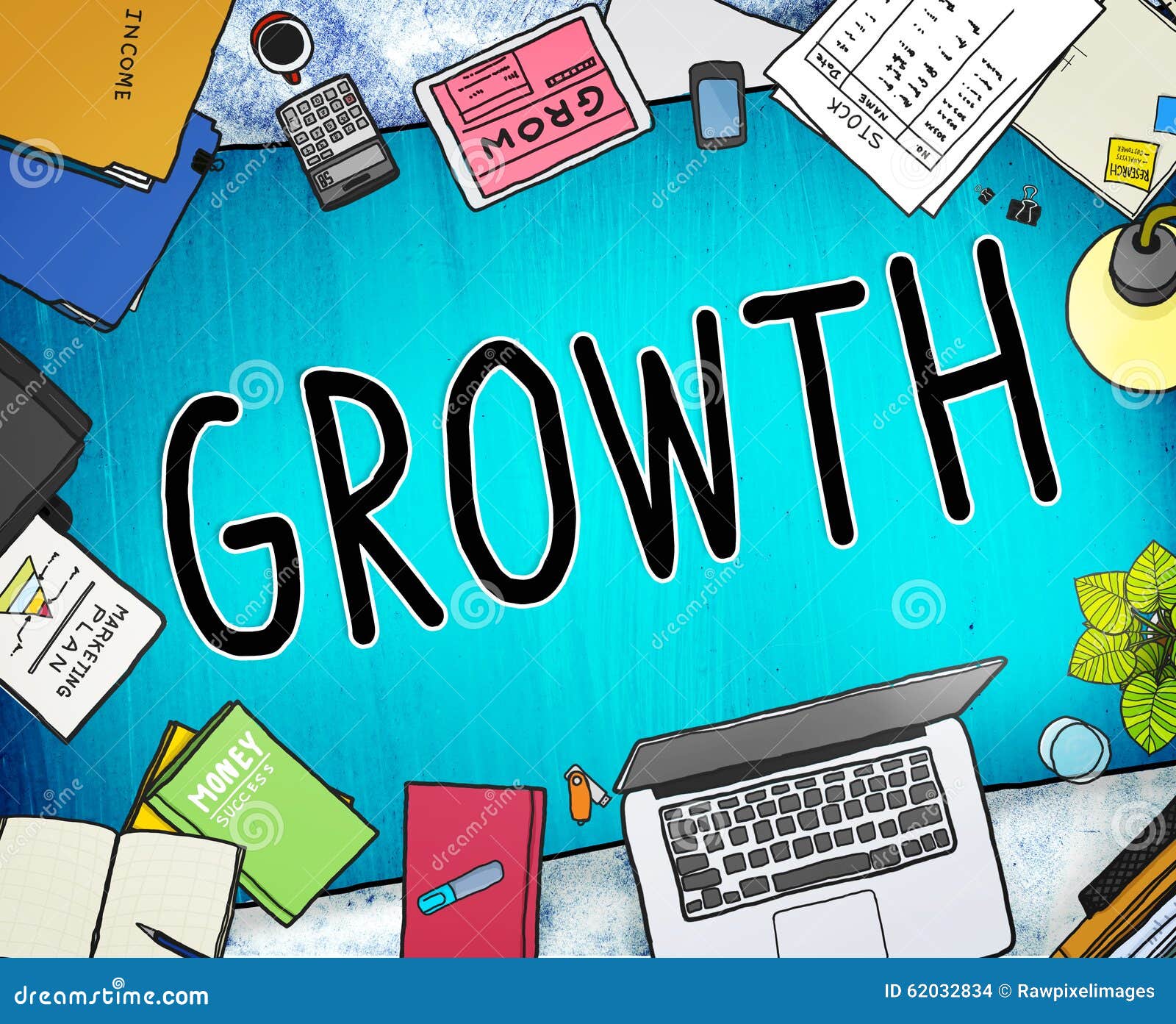 Growth Improvement Grow Increase Process Concept Stock Illustration ...