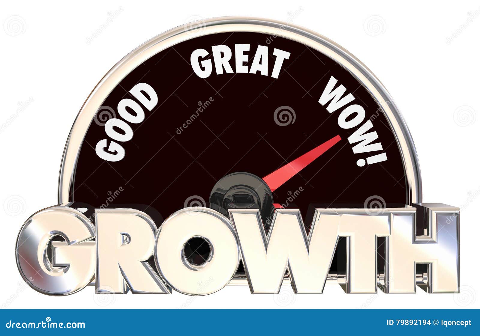 Growth Increase Improve Tracking Success Stock Illustration ...