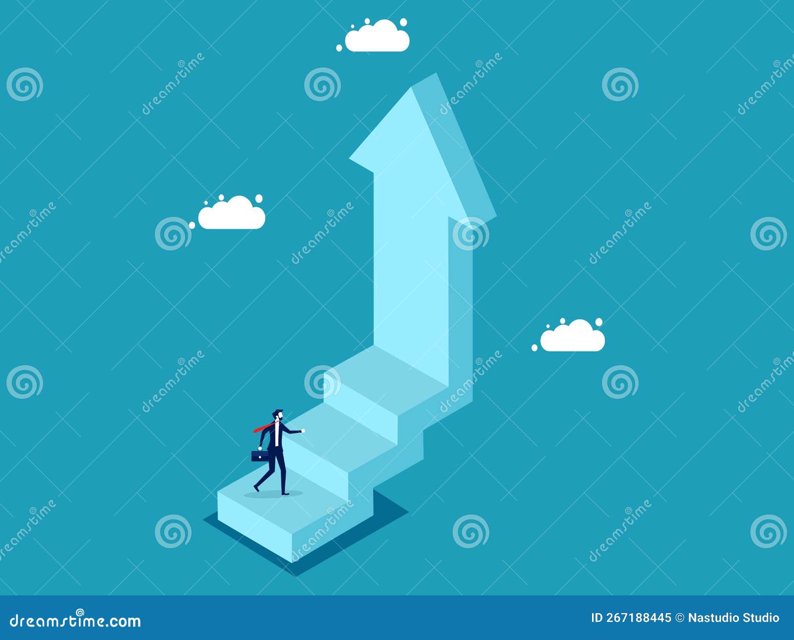 Growth Ladder. Personal Development or Success and Ambitions Vector ...