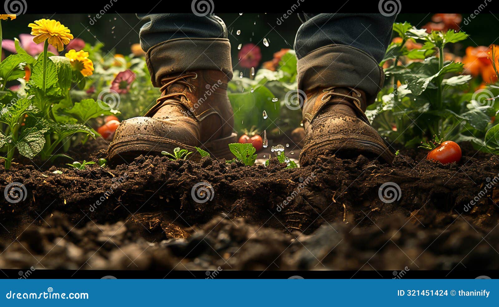 A Human Brain Sprouting from the Ground Next To a Small Plant Stock ...