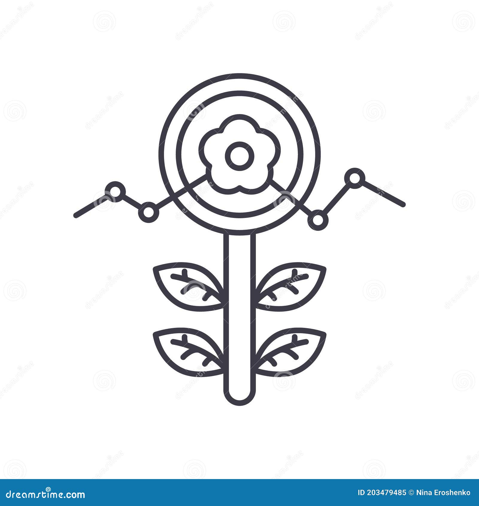 Growth Level Icon, Linear Isolated Illustration, Thin Line Vector, Web ...