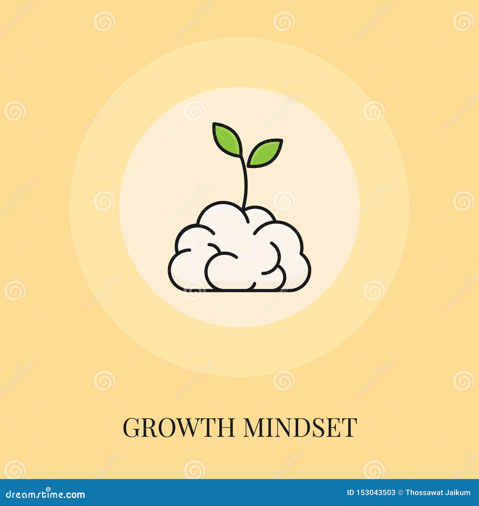 Growth Mindset Concept. stock vector. Illustration of environment ... Growth Mindset Concept. stock vector. Illustration of environment ...