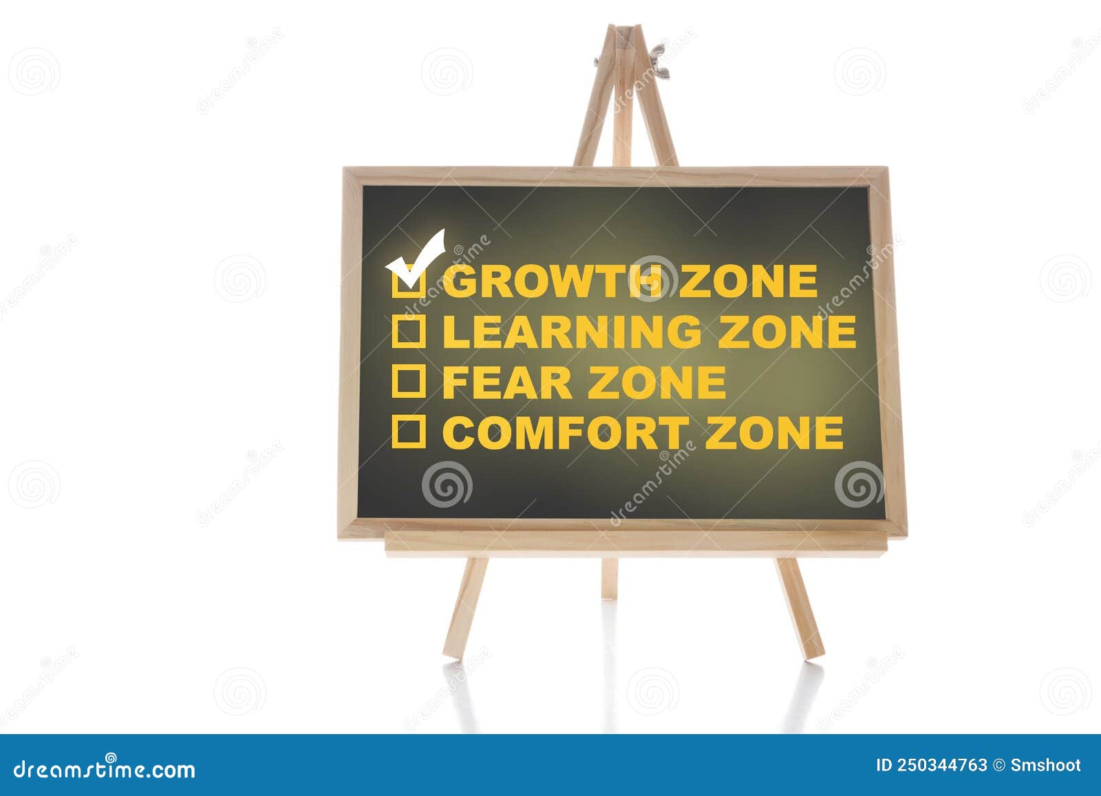 Comfort, Fear, Learning And Growth Zones Vector Illustration Diagram ...