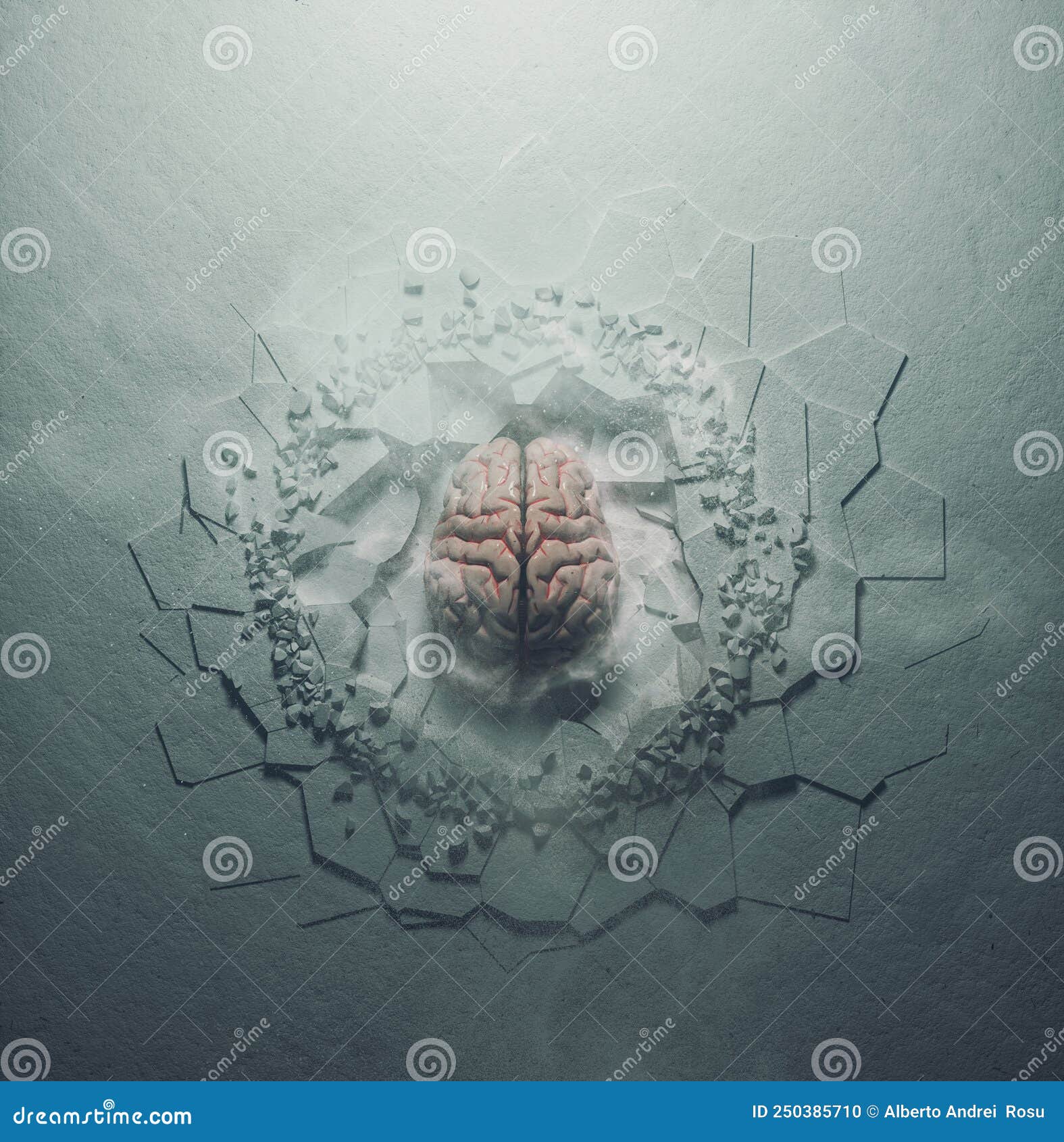. Self Development and Brain Health Concept Stock Illustration ...