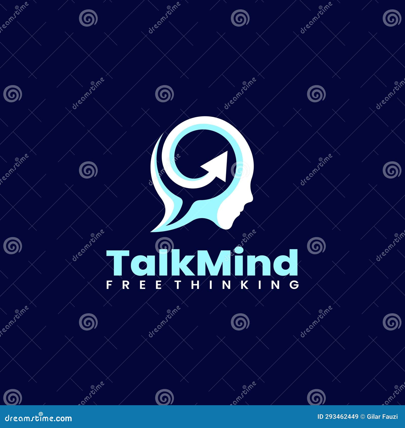 Simple brain logo stock vector. Illustration of text - 293462449