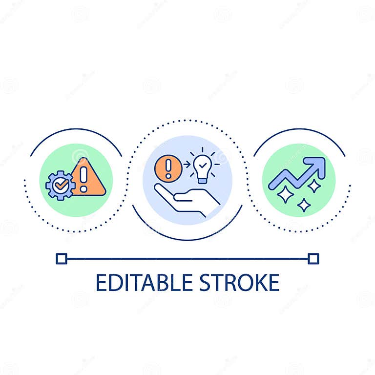 Growth through Mistakes Loop Concept Icon Stock Vector - Illustration ... Growth through Mistakes Loop Concept Icon Stock Vector - Illustration ...