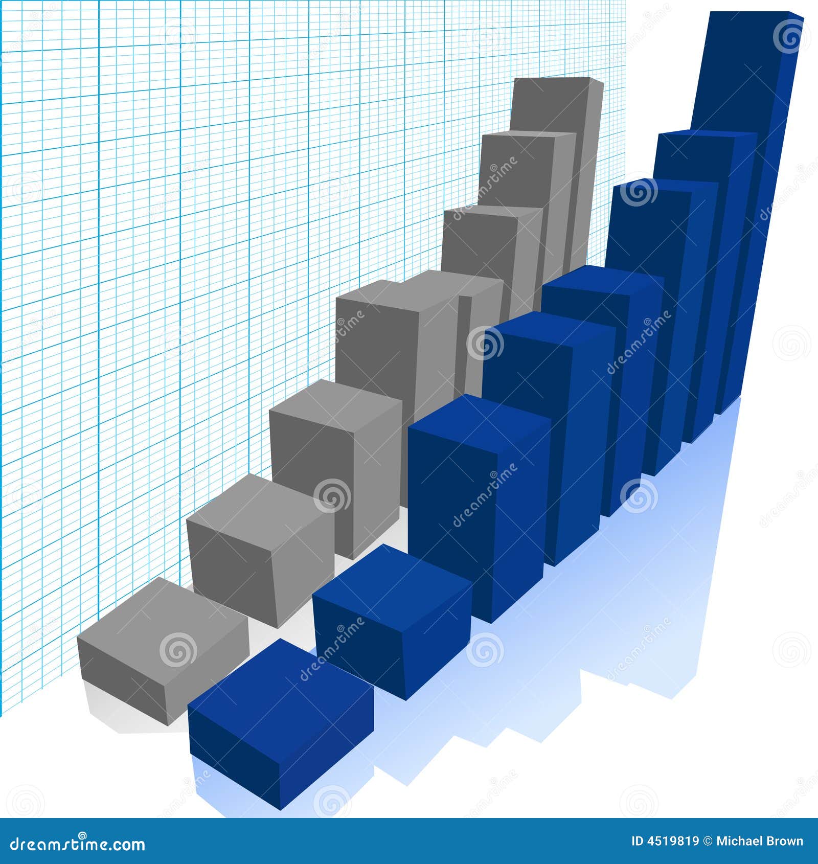 Growth Profit 2 Bar Chart Comparison Alternatives Stock Vector ...