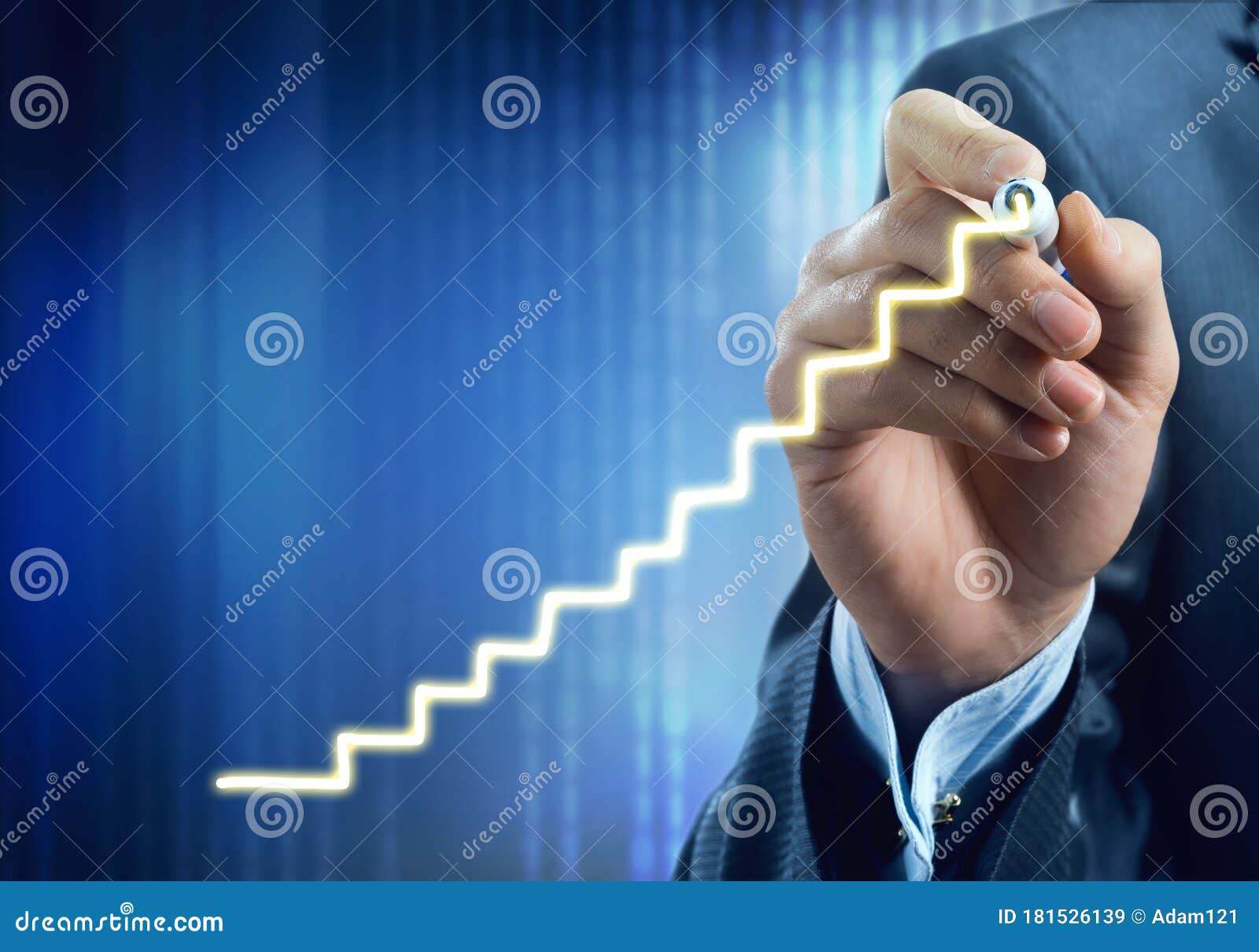Growth and Progress Concept Stock Image - Image of average, infograph ...
