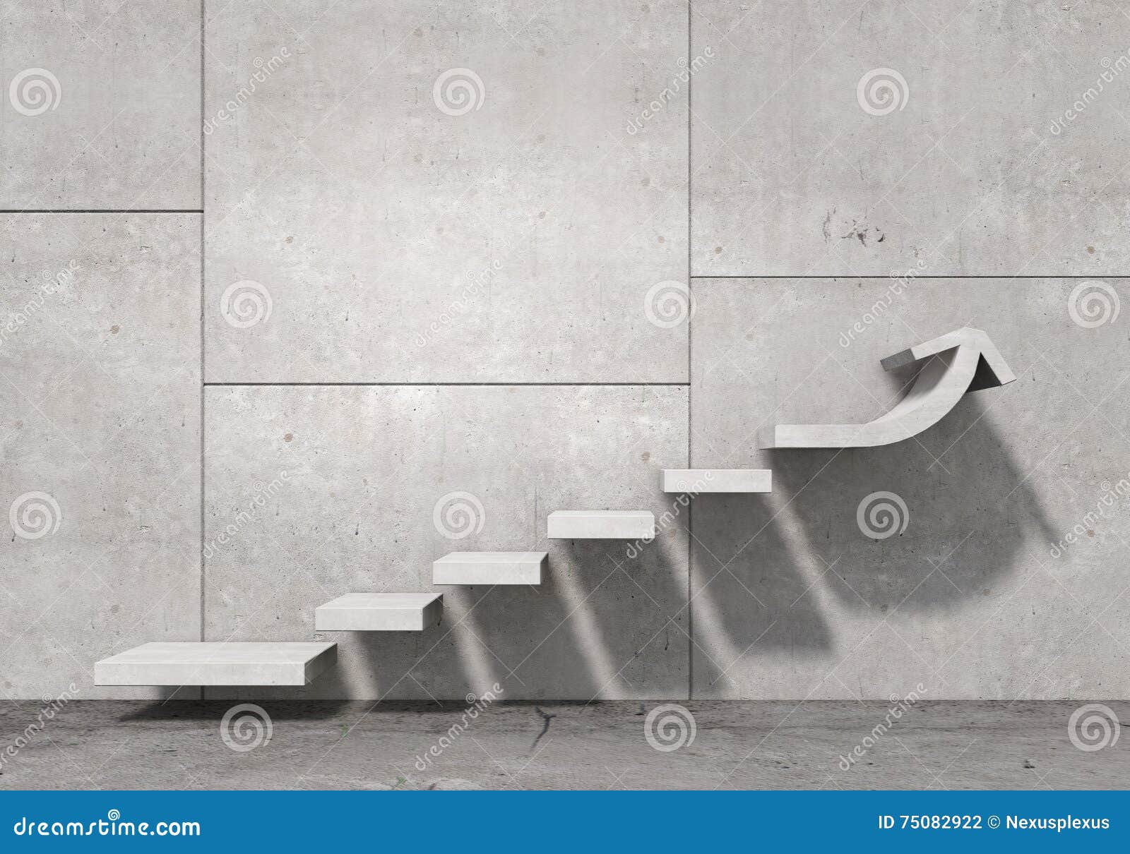 Growth and Progress Concept . Mixed Media Stock Photo - Image of ...