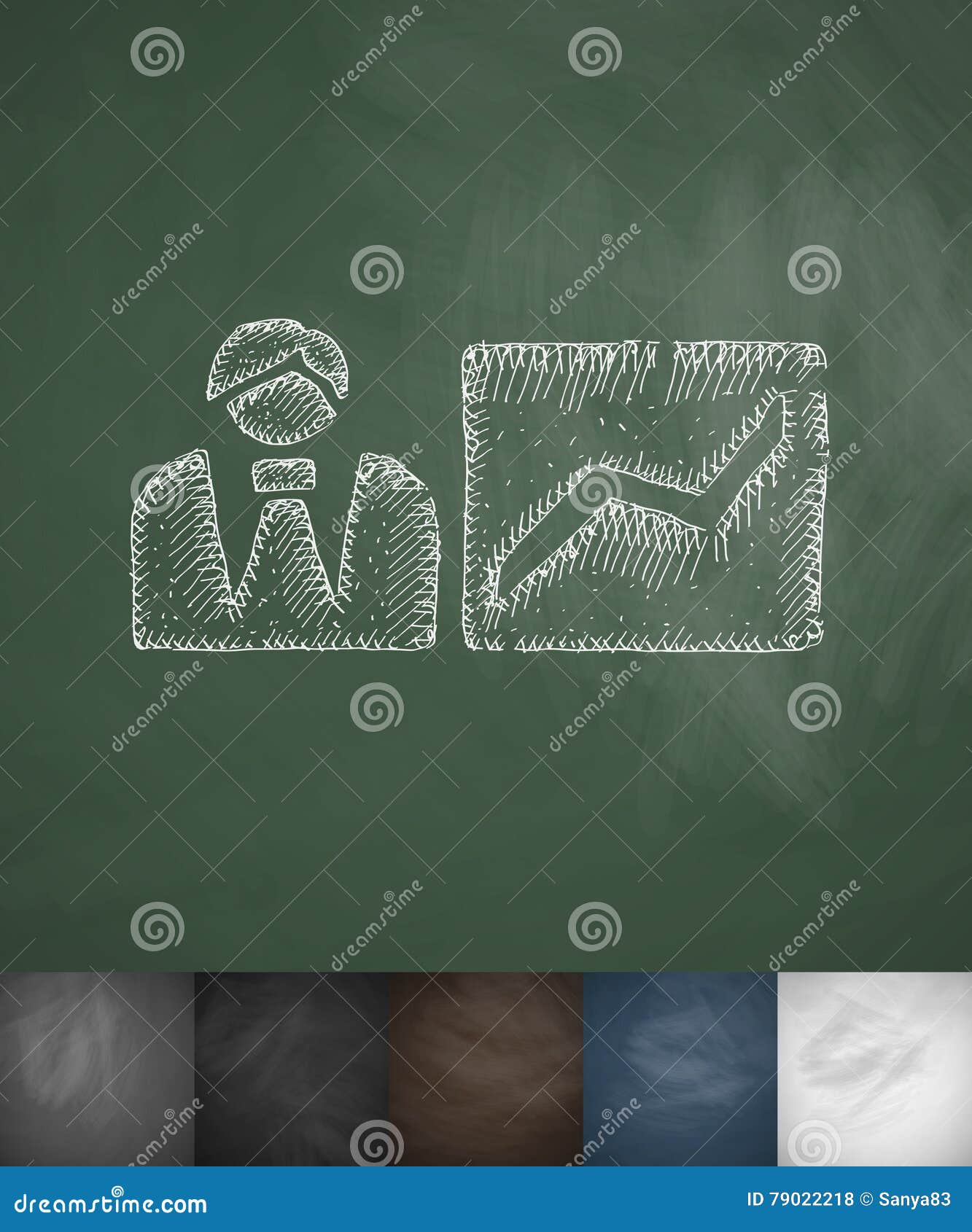 Growth Prospect Icon. Hand Drawn Vector Illustration Stock Vector ...
