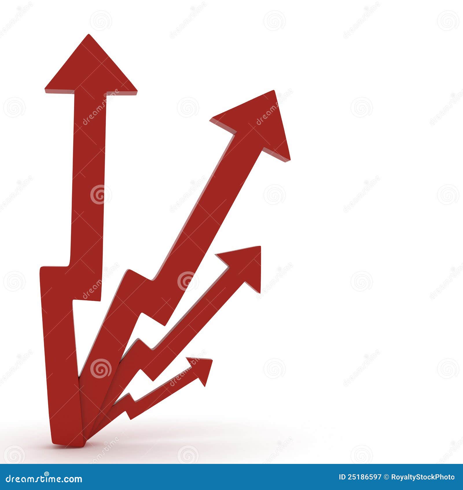 Growth / Raise / Share Market Stock Illustration - Illustration of ...