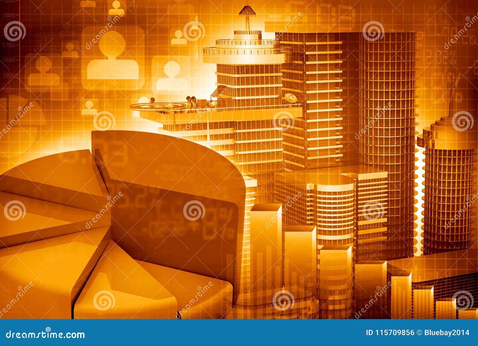 Growth in Real Estate Shown on Graph Stock Illustration - Illustration ... Growth in Real Estate Shown on Graph Stock Illustration - Illustration ...