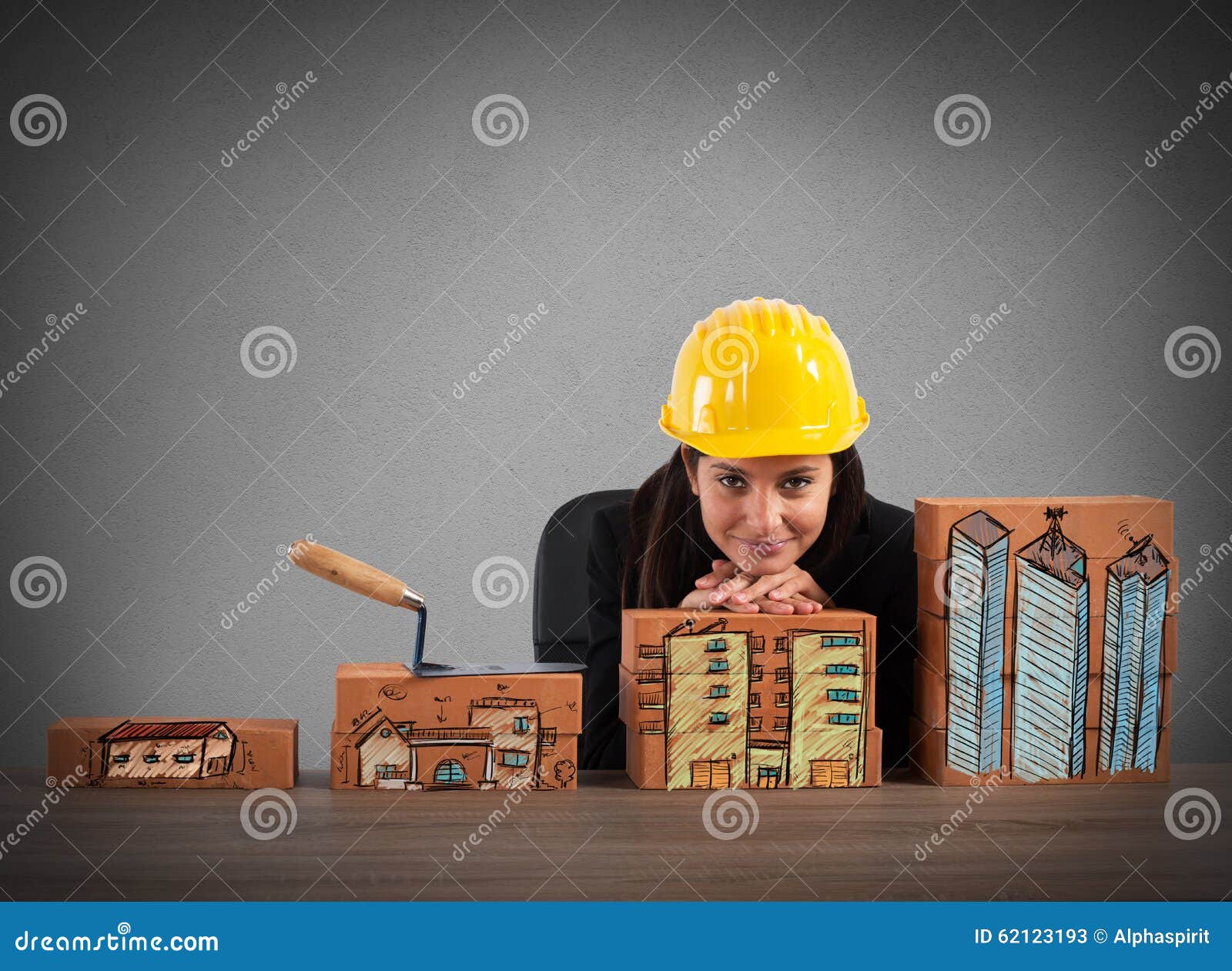 Growth of Residential Properties Stock Image - Image of architect ...