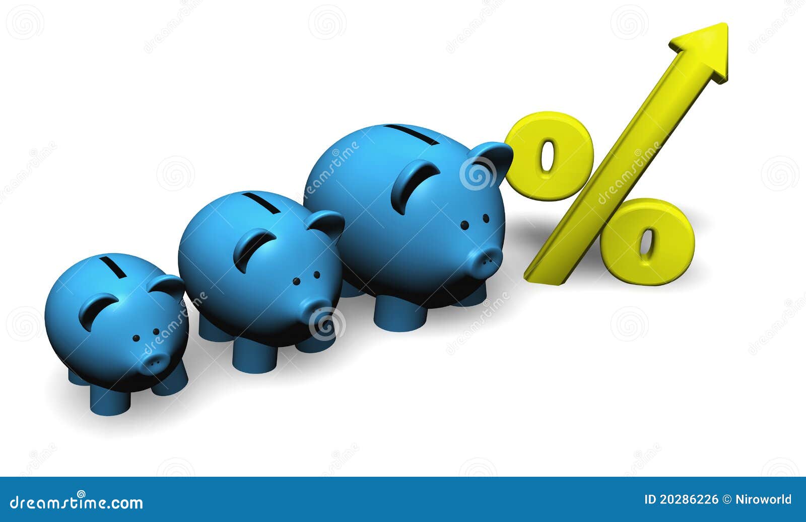 Growth Savings stock illustration. Illustration of interests - 20286226