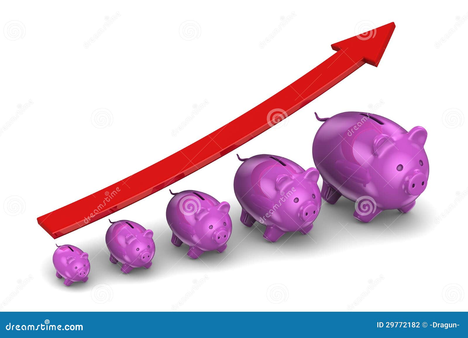 Growth of Savings stock photo. Image of finance, piggy - 29772182