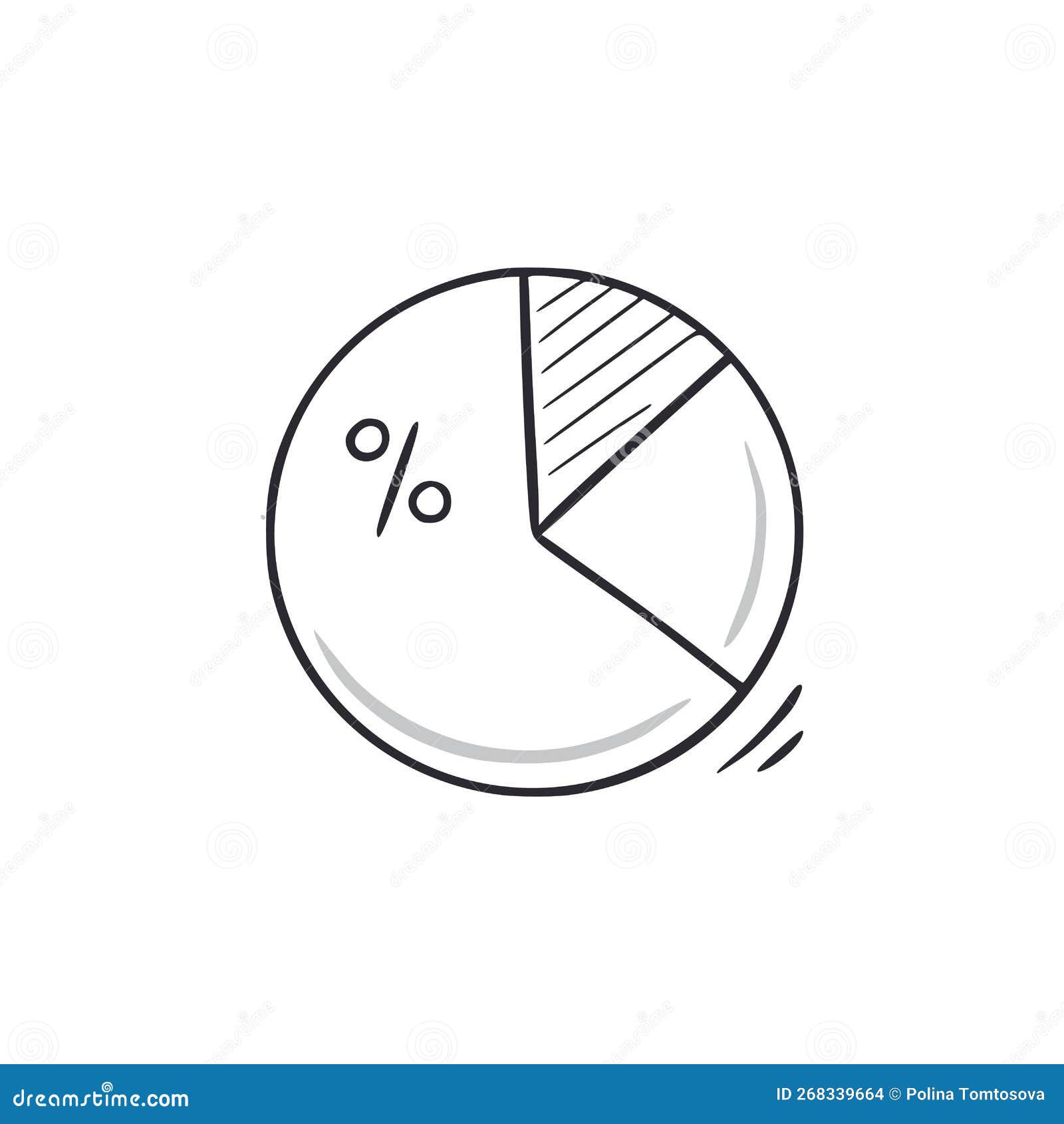Growth Statistics Graphic Doodle. Statistics Chart Hand Drawn Sketch ...