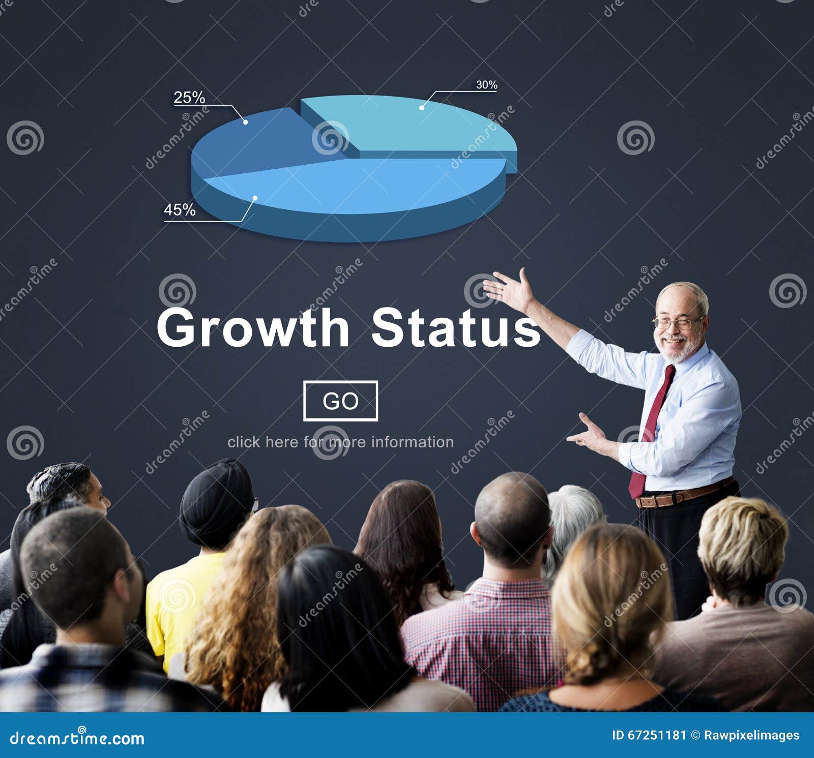 Growth Status Data Development Business Concept Stock Image - Image of ...