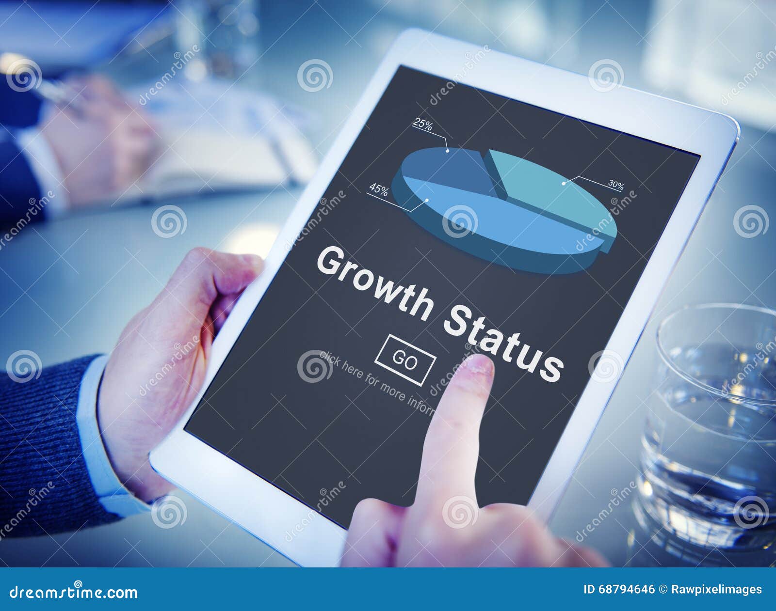 Growth Status Data Development Business Concept Stock Photo - Image of ...