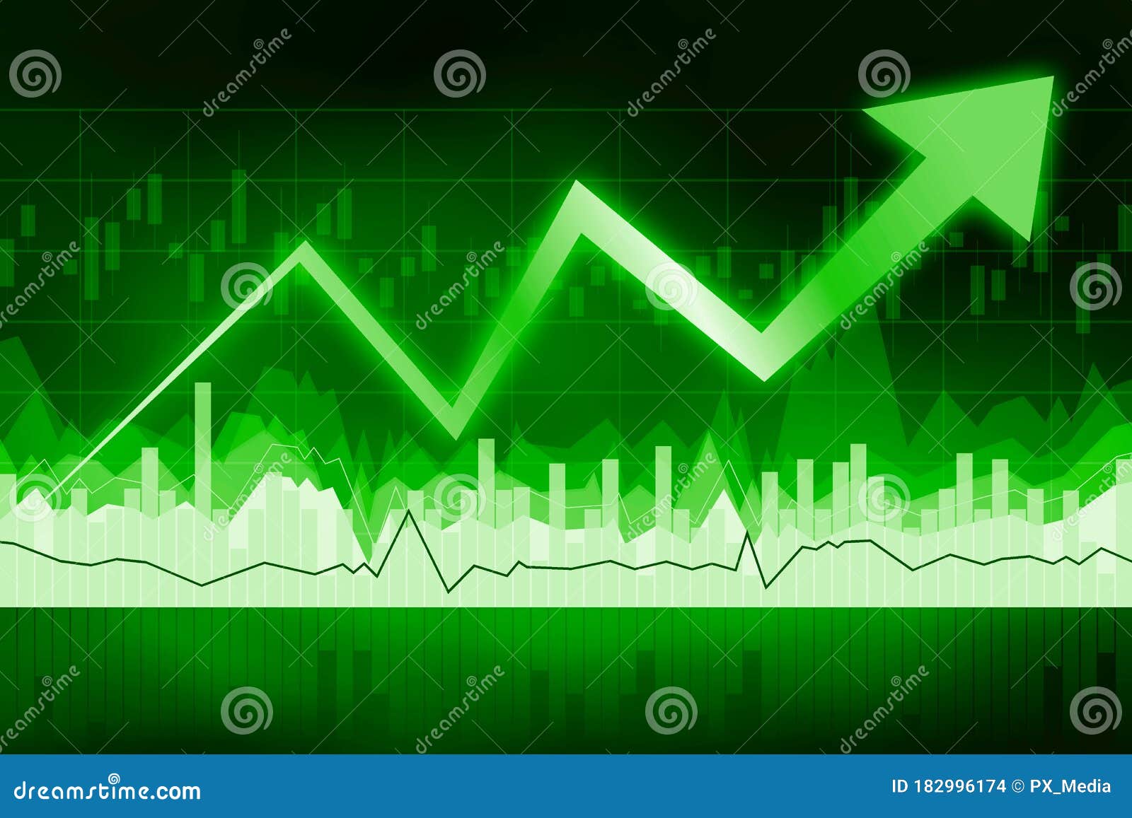 Global Business - Growth Chart Stock Illustration - Illustration of ...