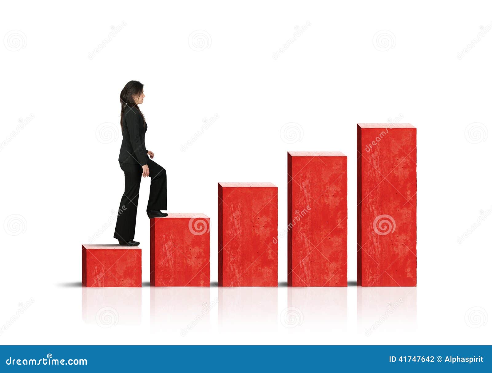 Growth and Success in Business Stock Photo - Image of determination ...