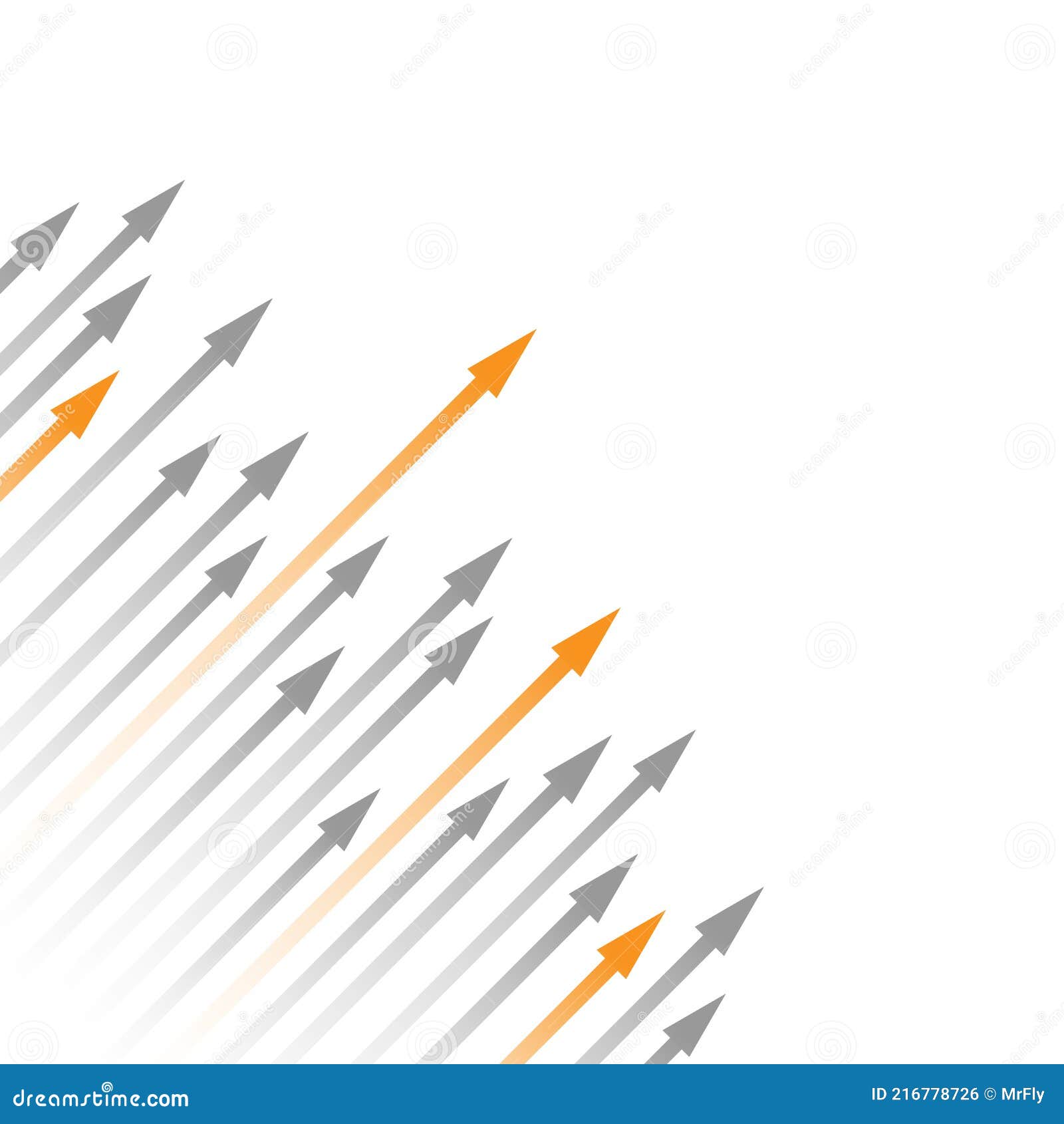 Growth and Success Concept, Arrows Vector Illustration Stock Vector ...