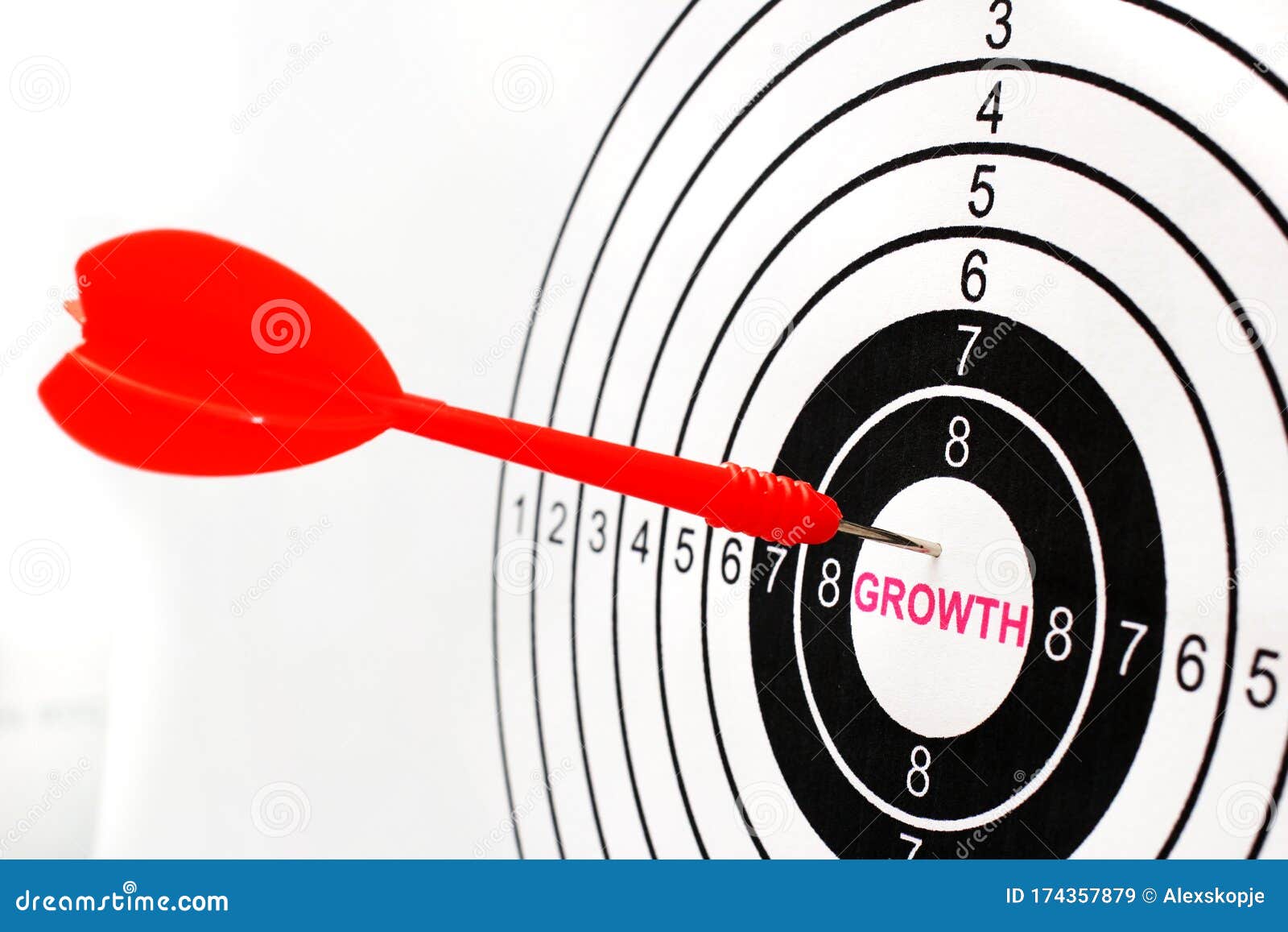 Growth target stock image. Image of idea, chart, plan - 174357879