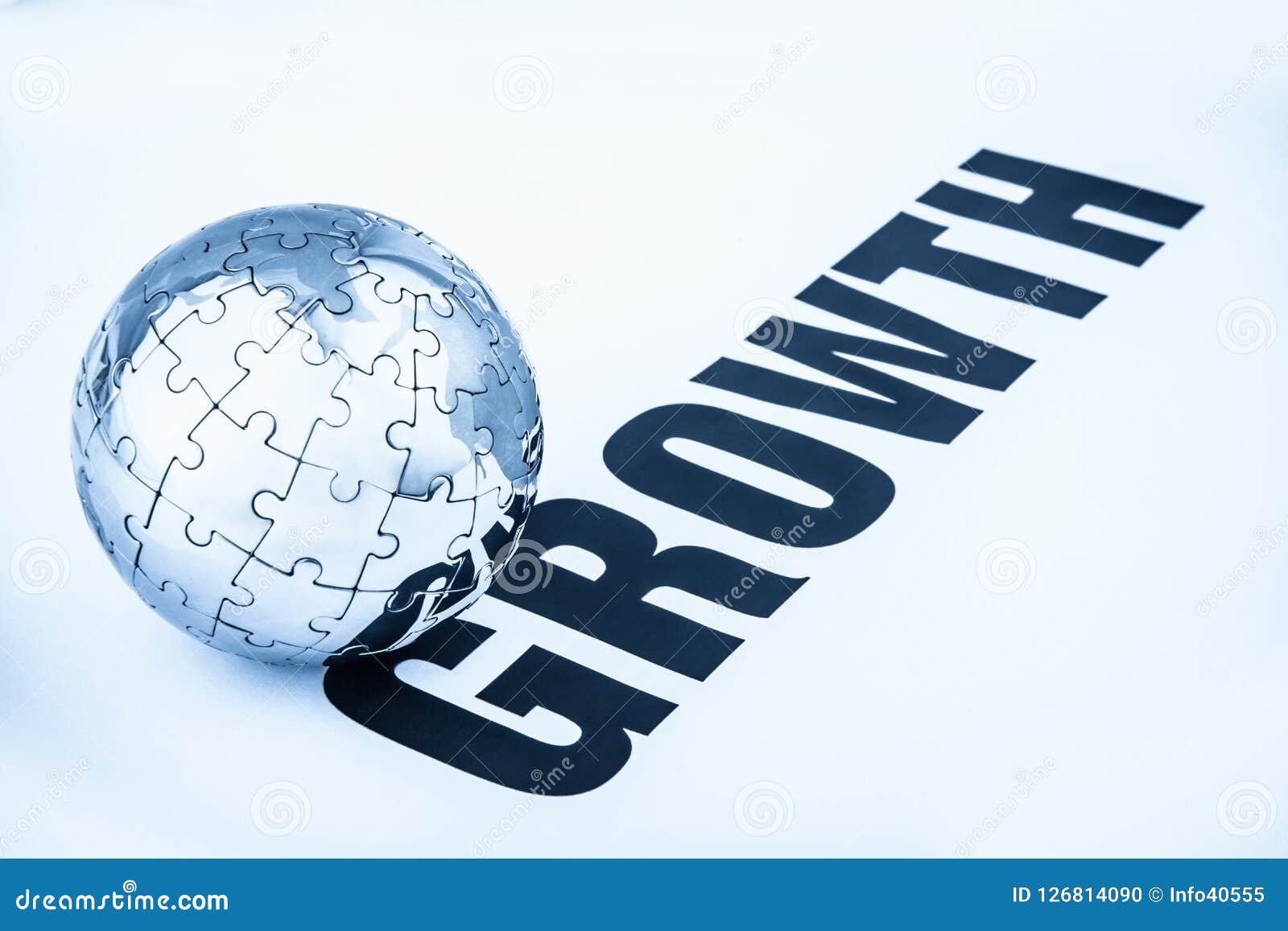 Growth text concept stock illustration. Illustration of problems ...