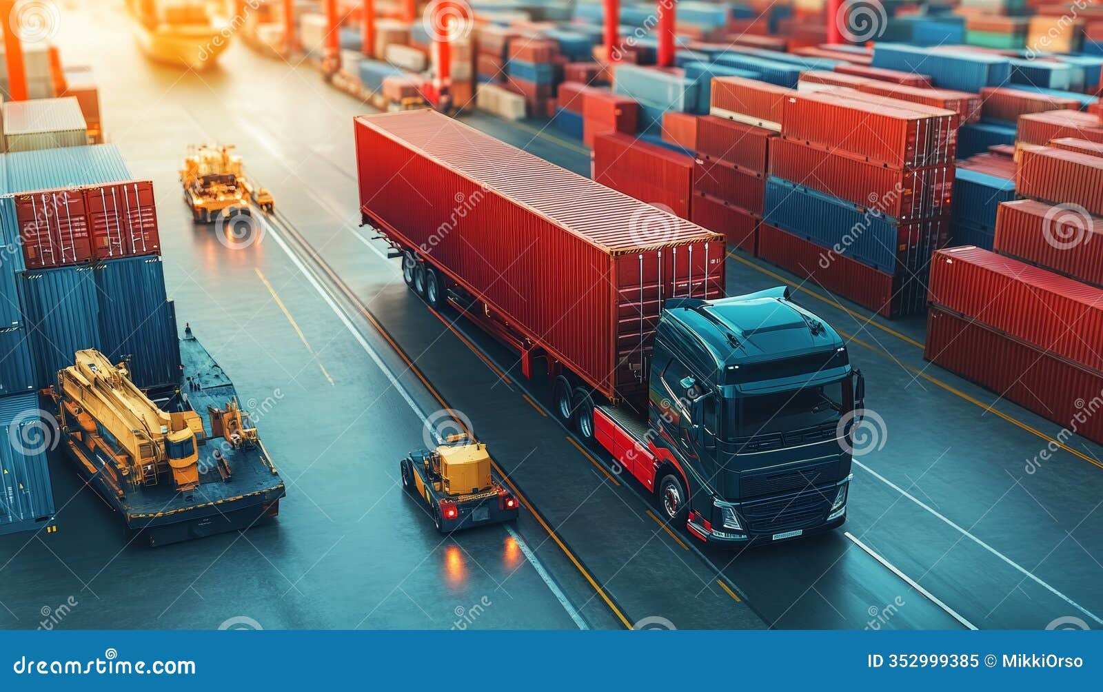 Growth of Transportation and Logistics Networks Container Ships and ...