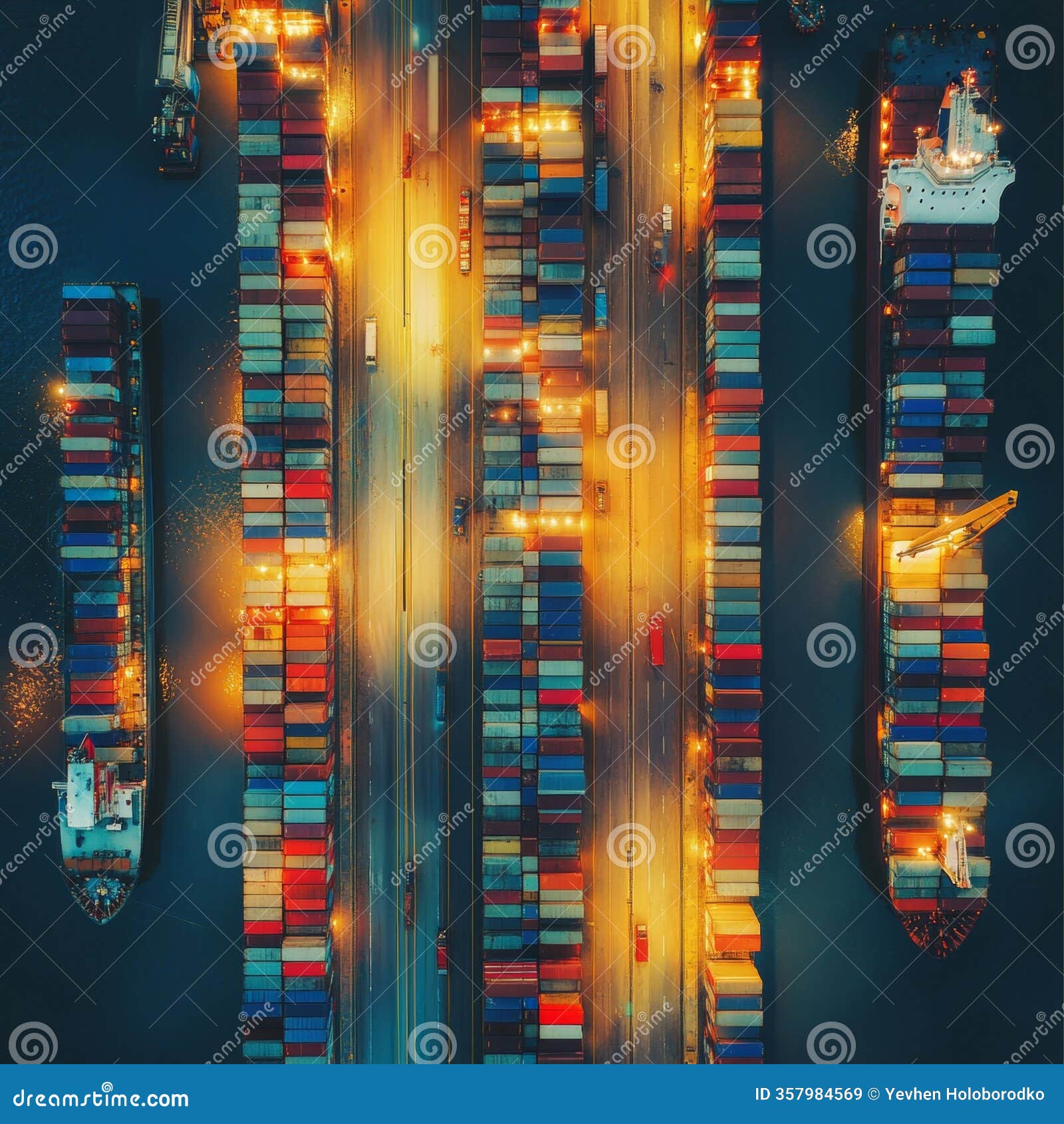 Growth of Transportation and Logistics Networks Container Ships and ...