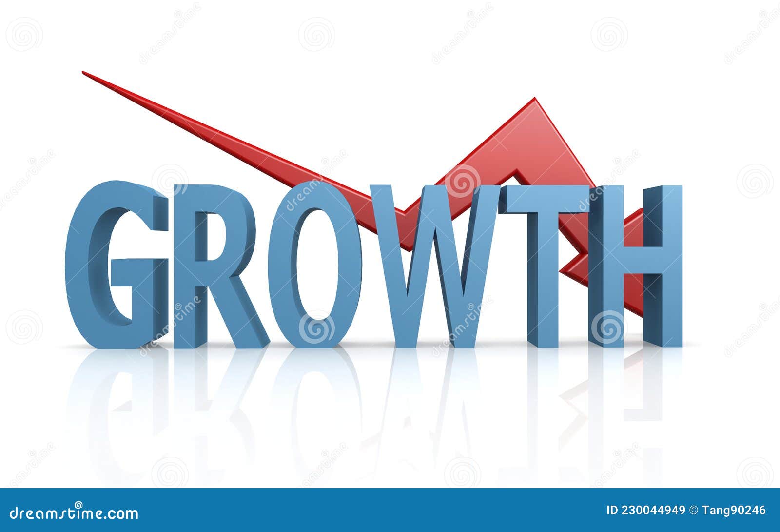 Downward Growth Arrow With 3d Euro Symbol Sign. Economic Recession ...