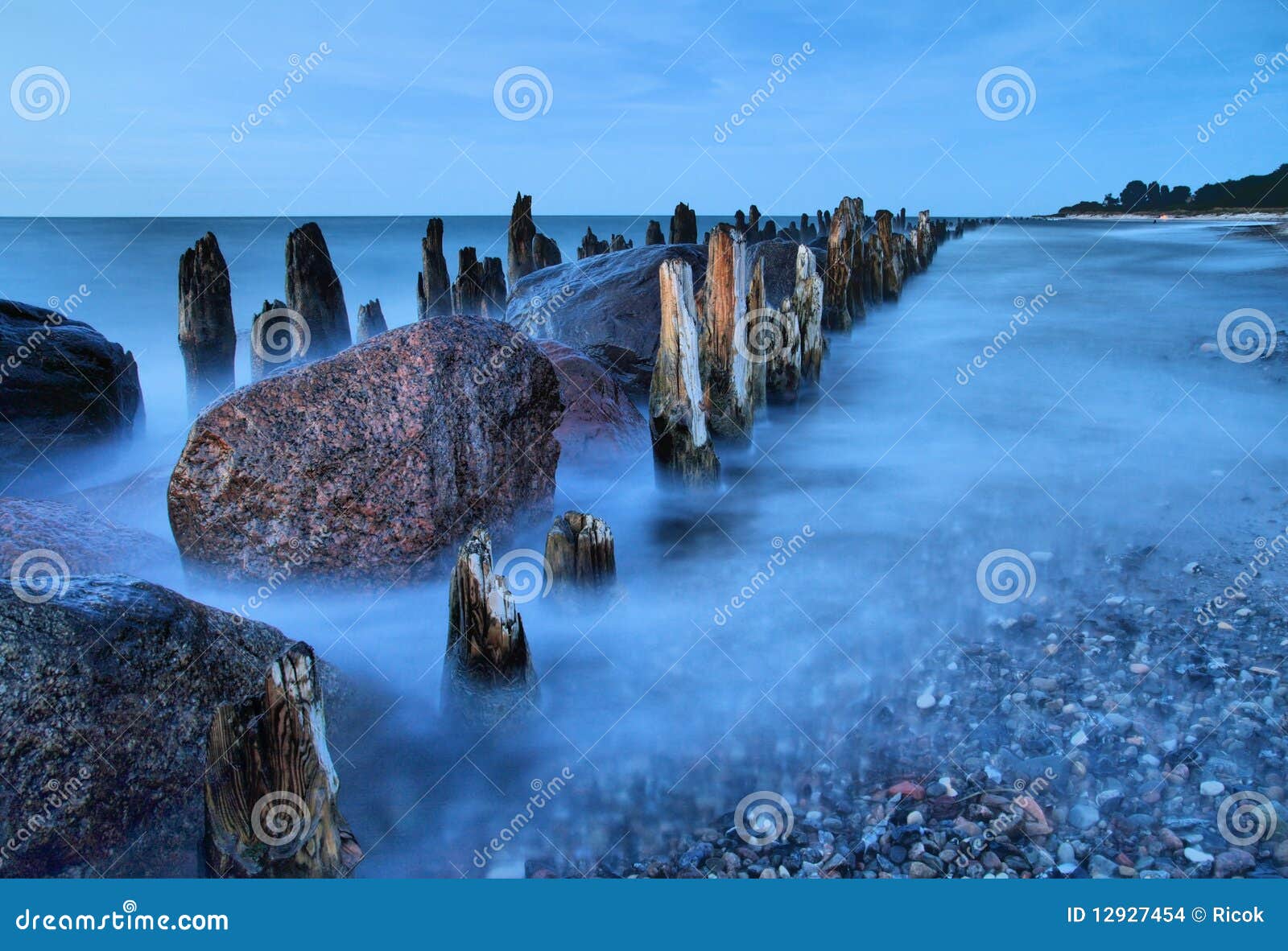 Groyne stock photo. Image of trip, sundown, seaside, evening - 12927454