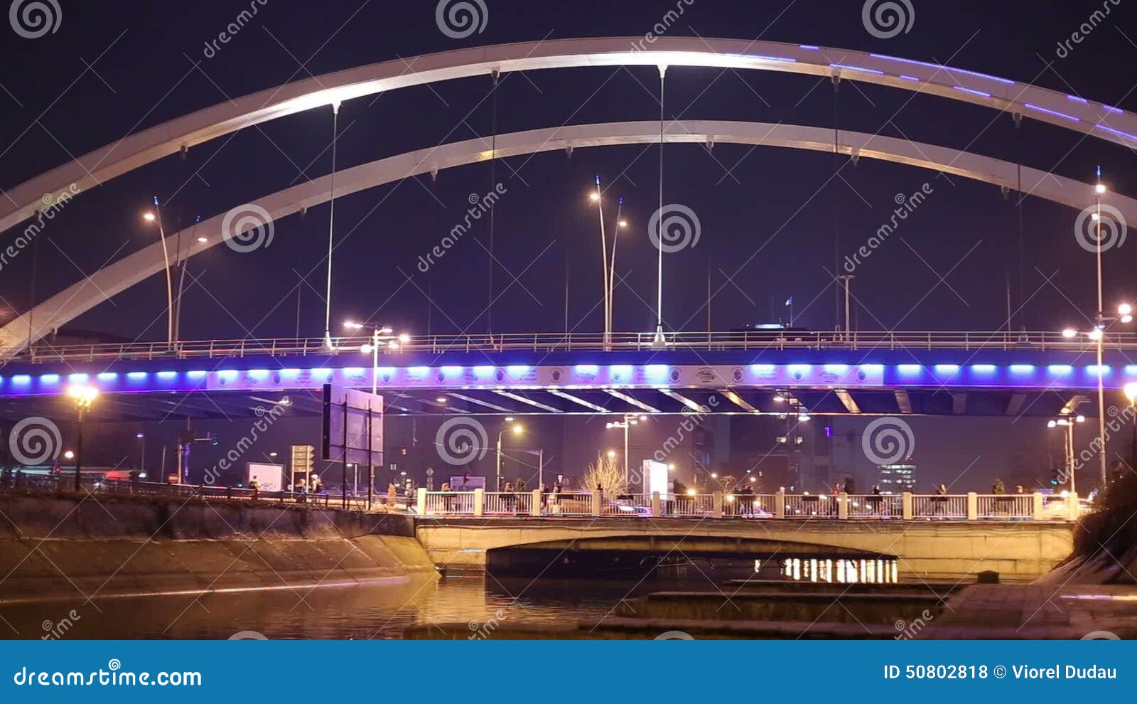 Grozavesti Bridge, Bucharest Stock Footage - Video of passage ...
