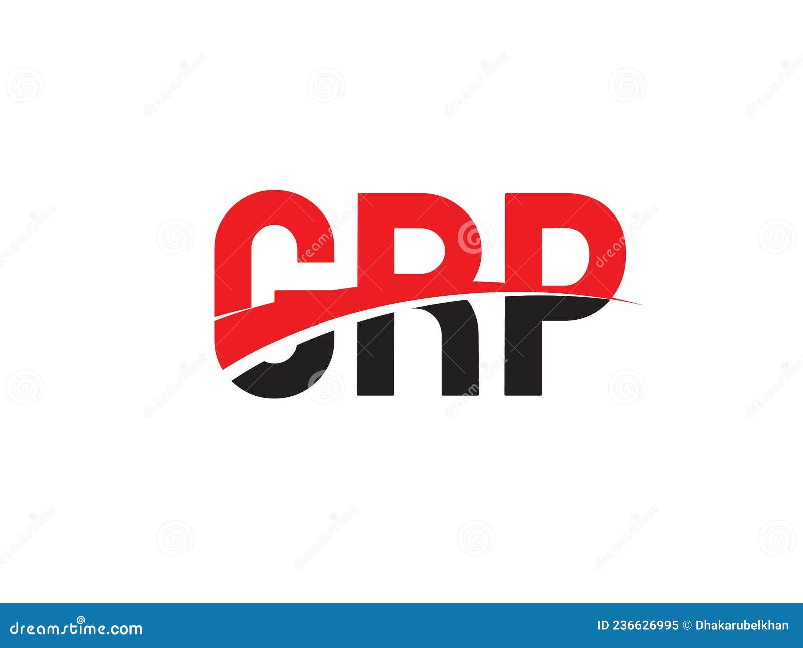 GRP Letter Initial Logo Design Vector Illustration Stock Vector ...