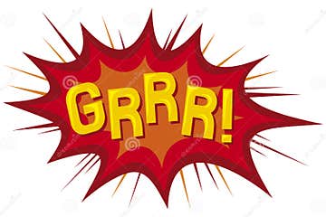 Grrr stock vector. Illustration of vector, power, book - 24686048