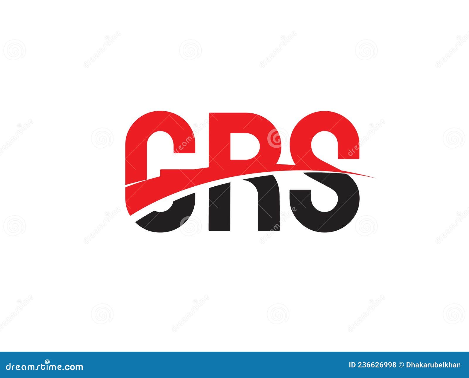 GRS Letter Initial Logo Design Vector Illustration Stock Vector ...