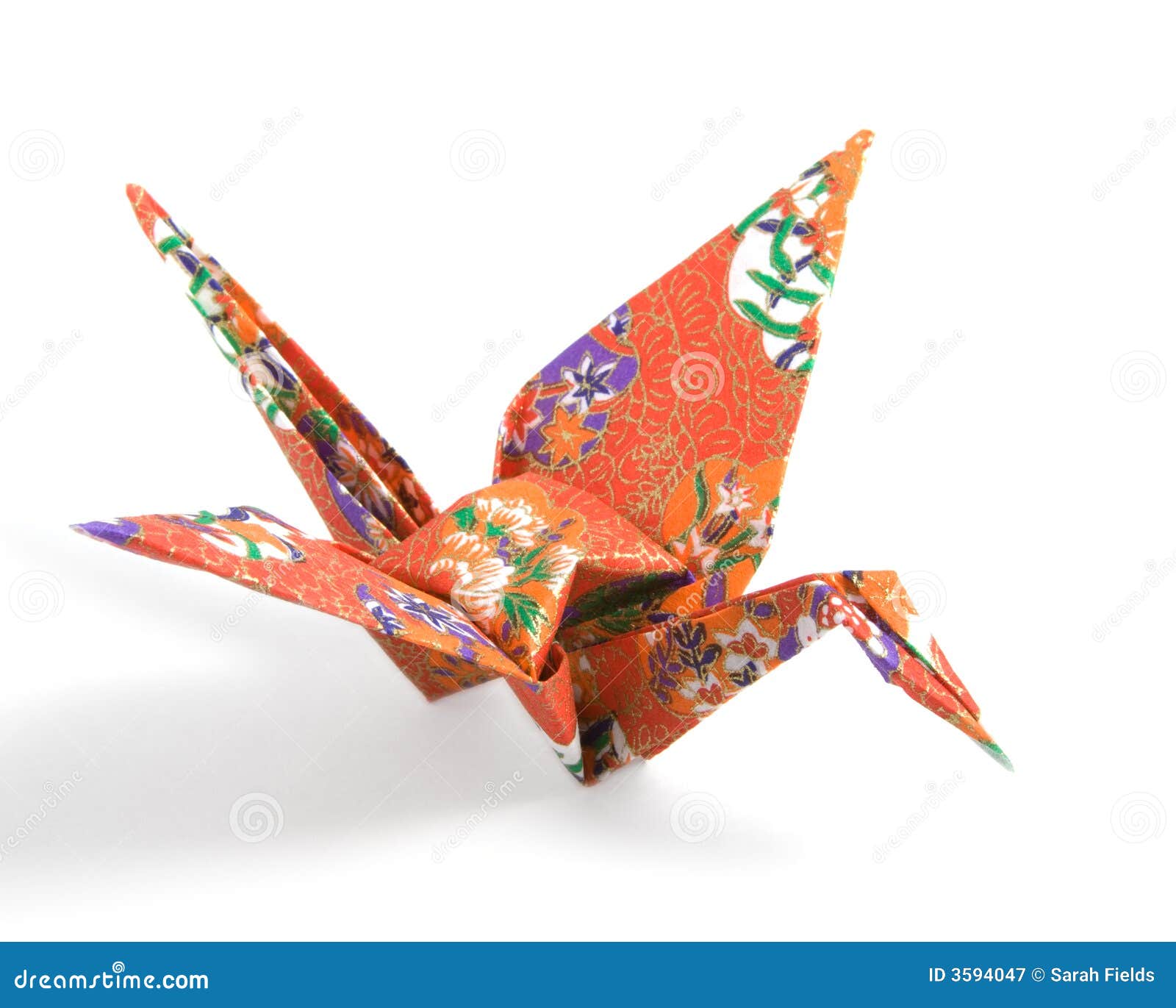 Gru di Origami immagine stock. Immagine di uccello, modello - 3594047