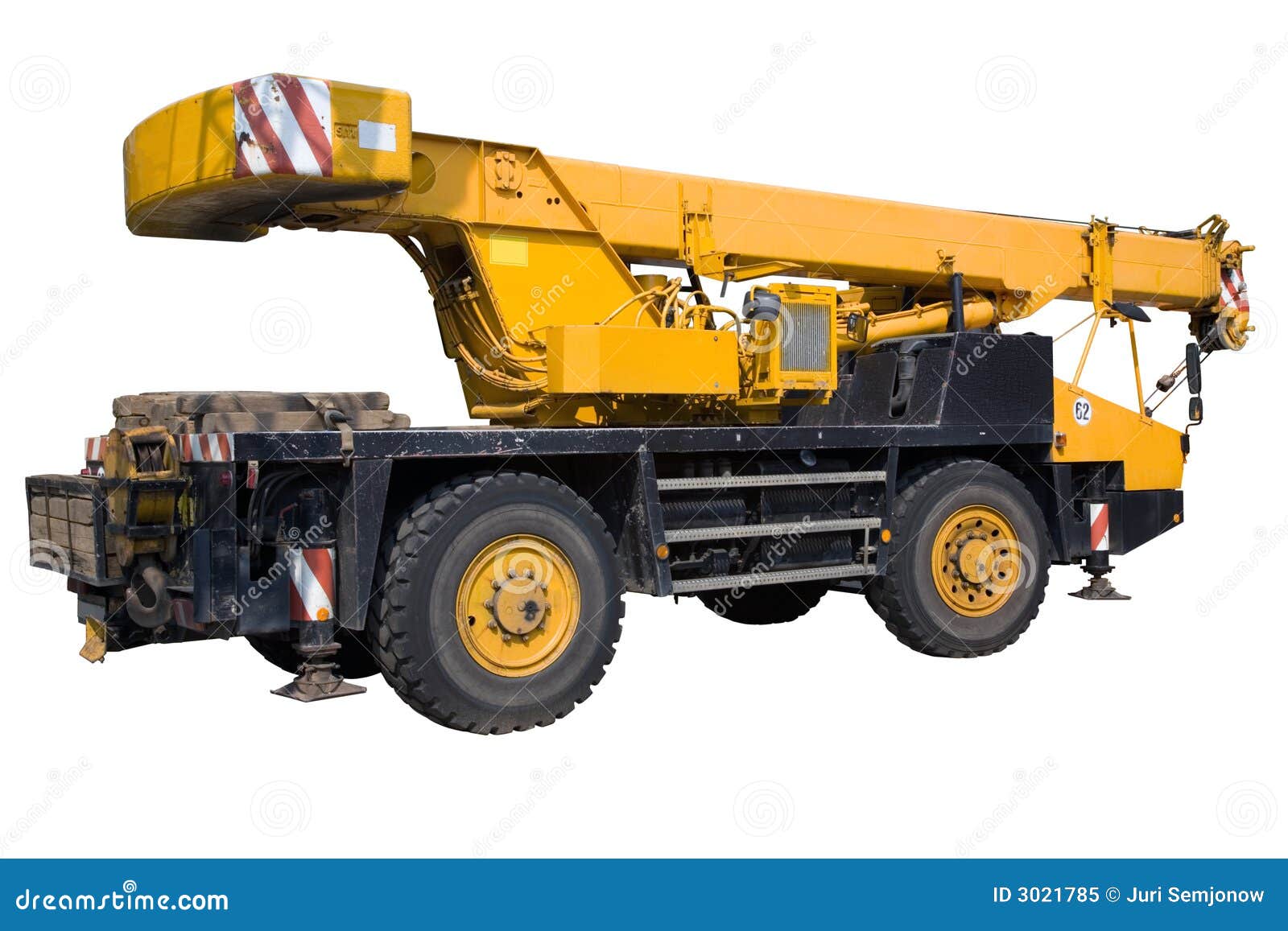 Gru mobile. immagine stock. Immagine di macchinario, apparecchiatura ...