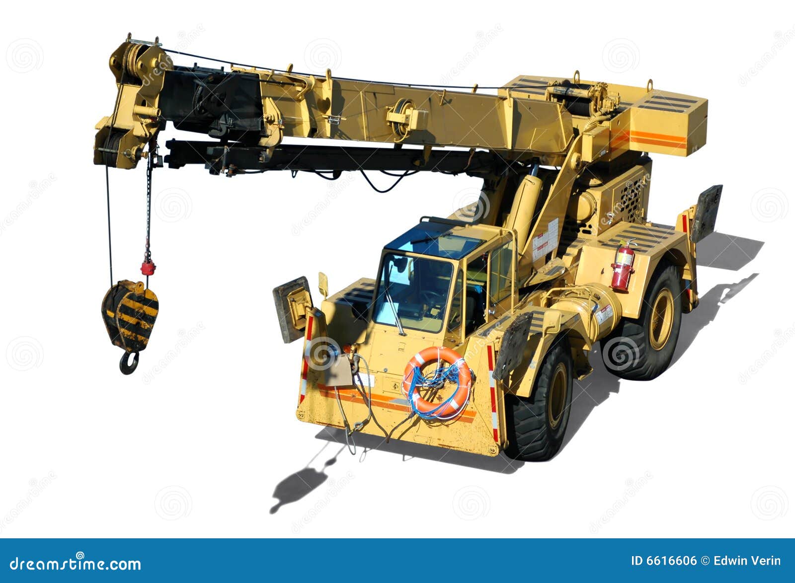 Gru mobile fotografia stock. Immagine di meccanico, industriale - 6616606