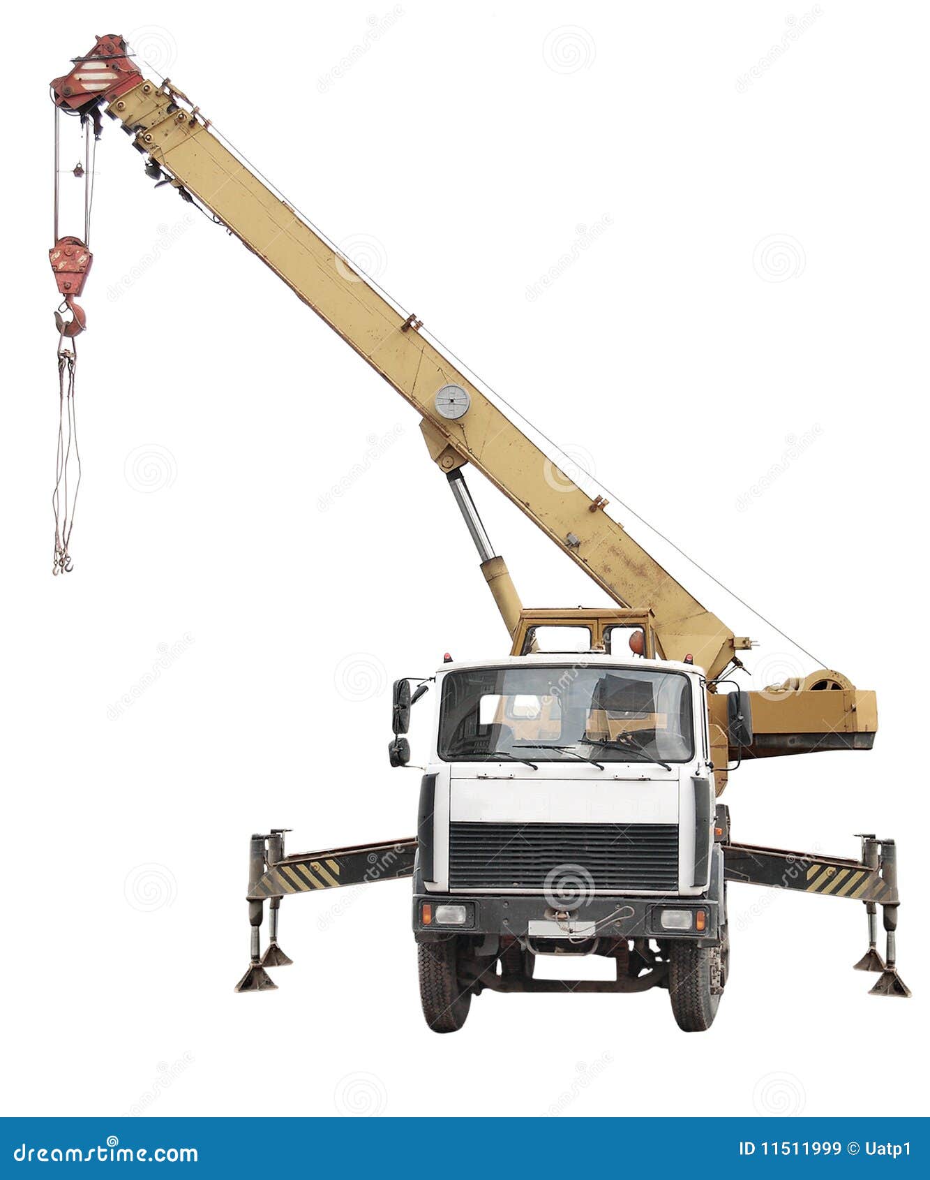 Grue image stock. Image du mobilité, grue, travail, isolement - 11511999