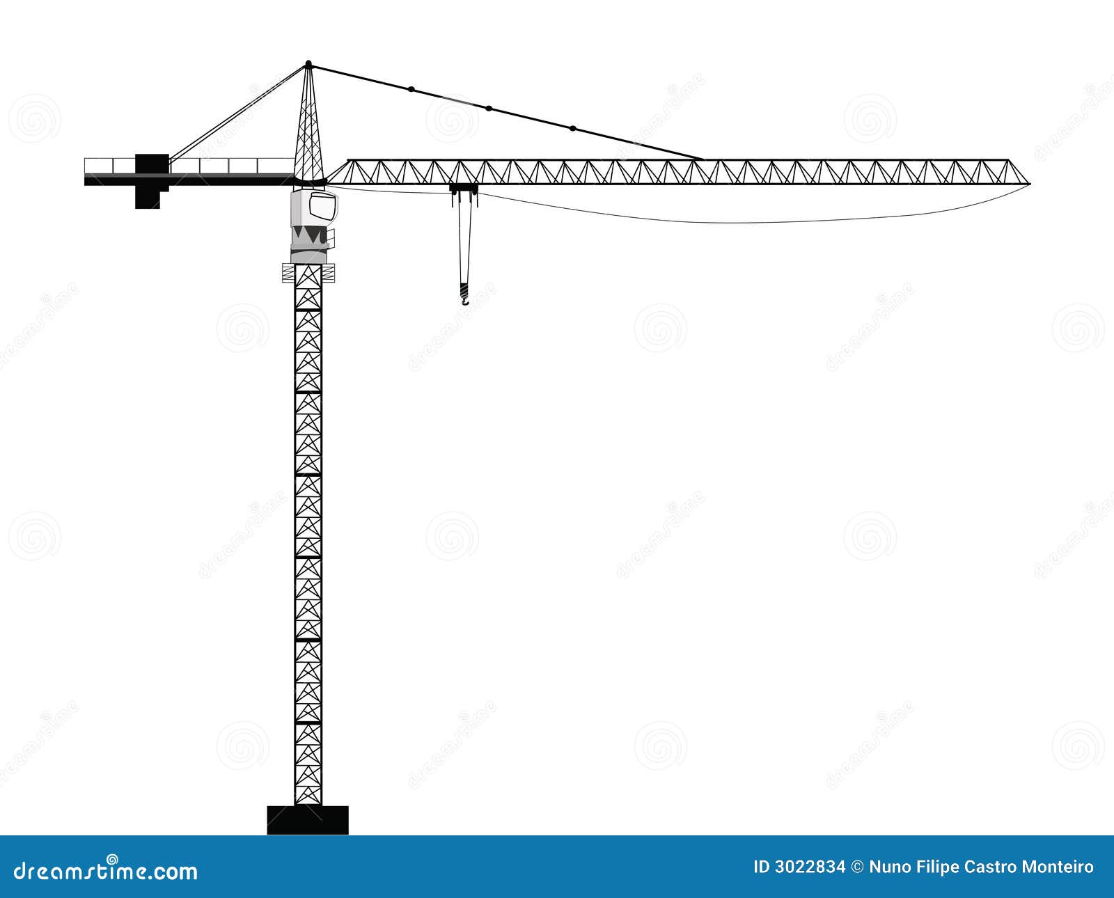 Grue illustration de vecteur. Illustration du downtown - 3022834