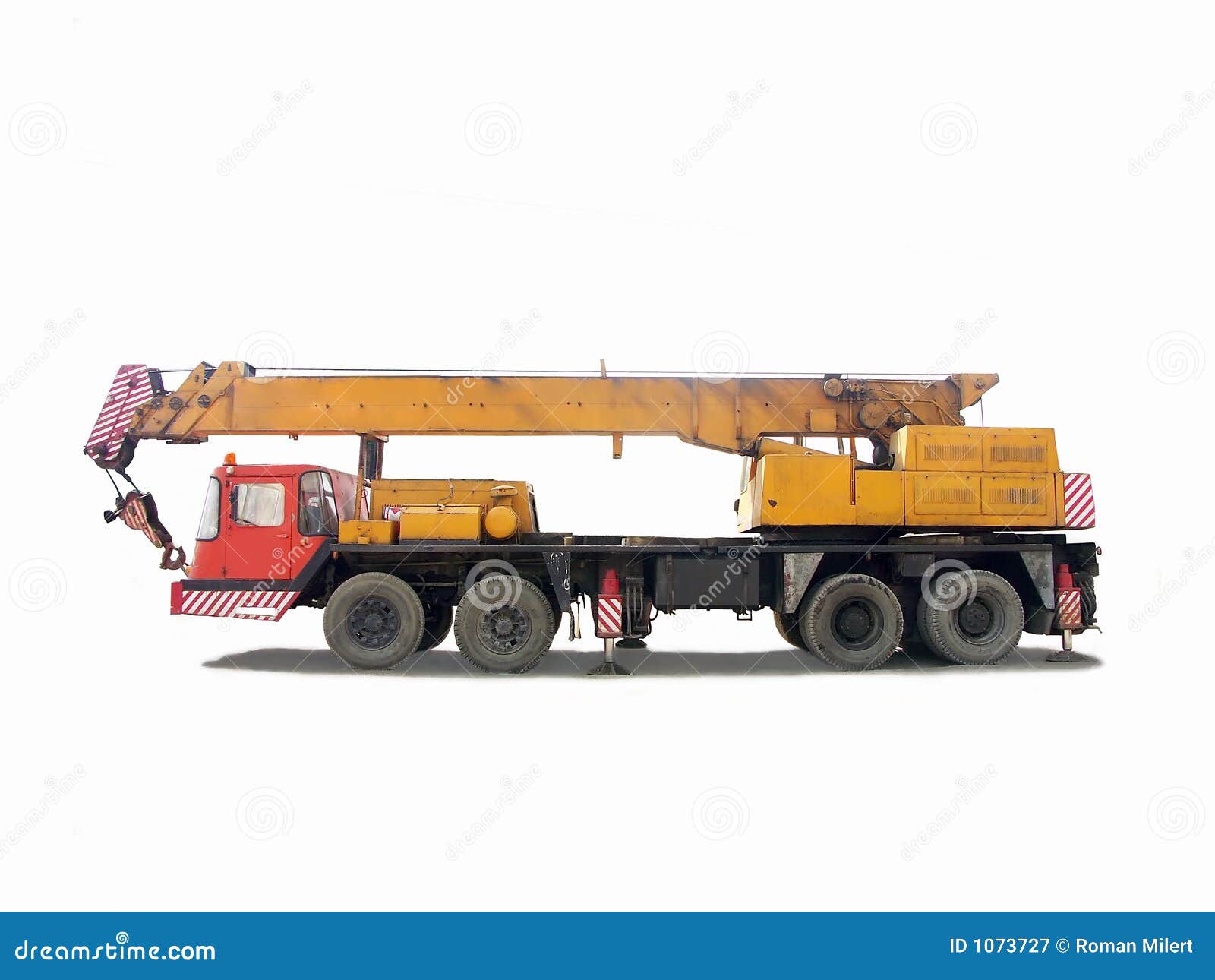 Grue de camion image stock. Image du sélection, construction - 1073727