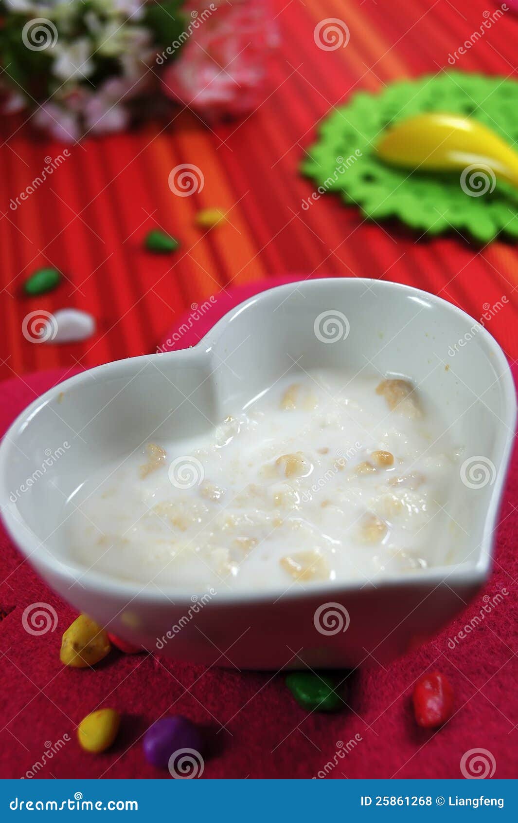 Gruel stock photo. Image of lunch, meat, plate, calories - 25861268