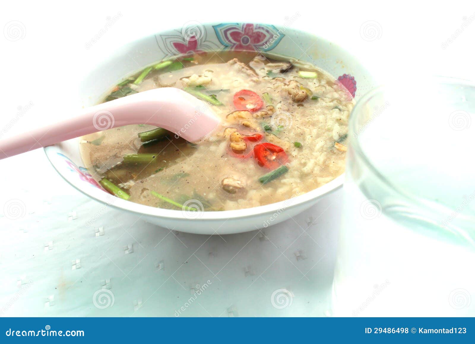 Gruel.Breakfast stock photo. Image of chicken, cereal - 29486498