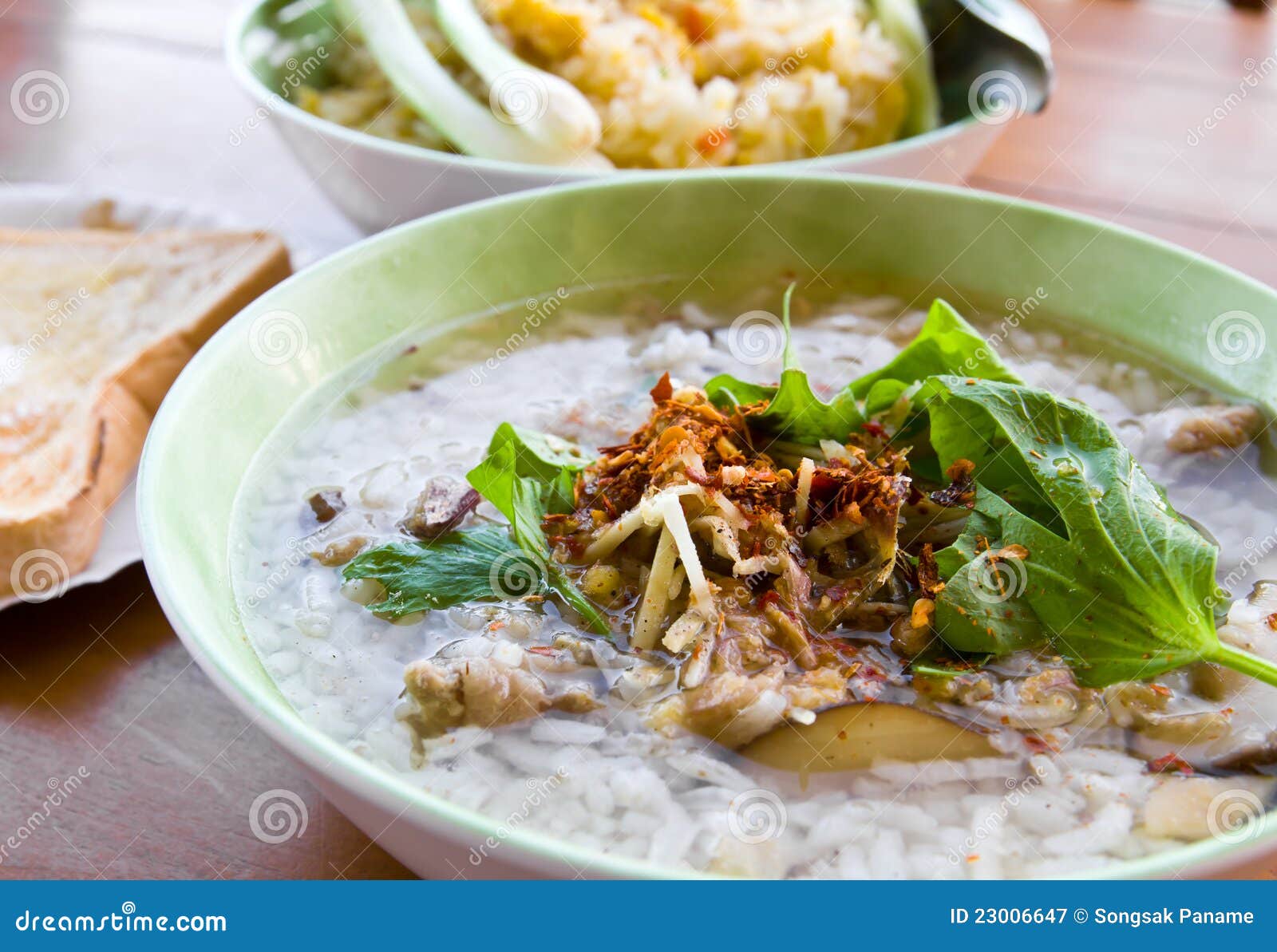 Gruel rice soup1 stock image. Image of asia, cereal, gruel - 23006647