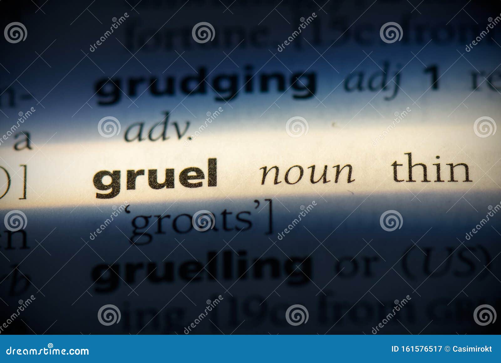 Gruel stock image. Image of thesaurus, minimal, book - 161576517