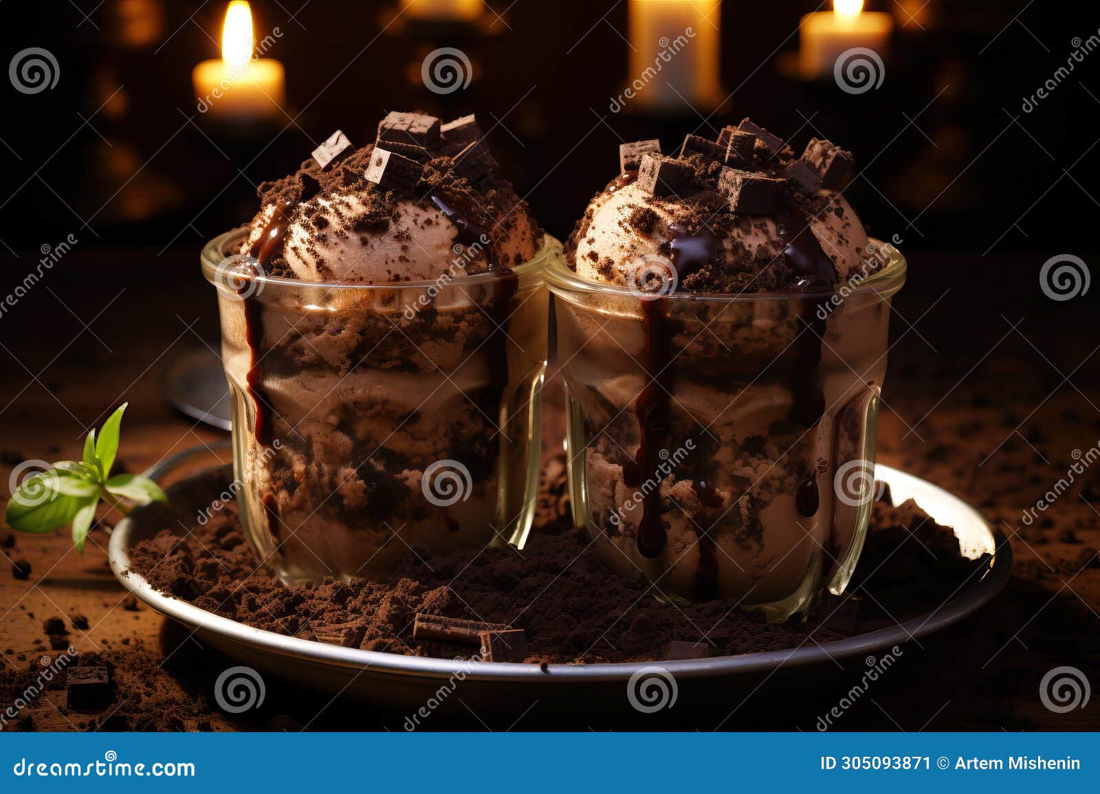 Gruesome Pudding: an Image of Pudding Decorated As a Graveyard Using ...